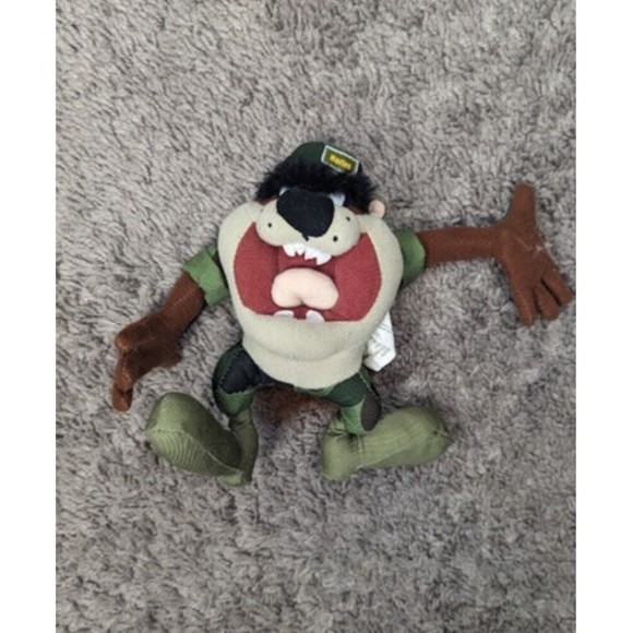 Toys | Looney Tunes Tazmanian Devil Taz Nanco Plush Doll Wearing Marine ...